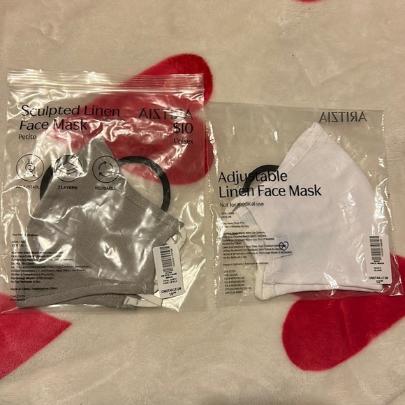 Aritzia | Accessories | Aritzia 0 Linen Face Masks | Poshmark